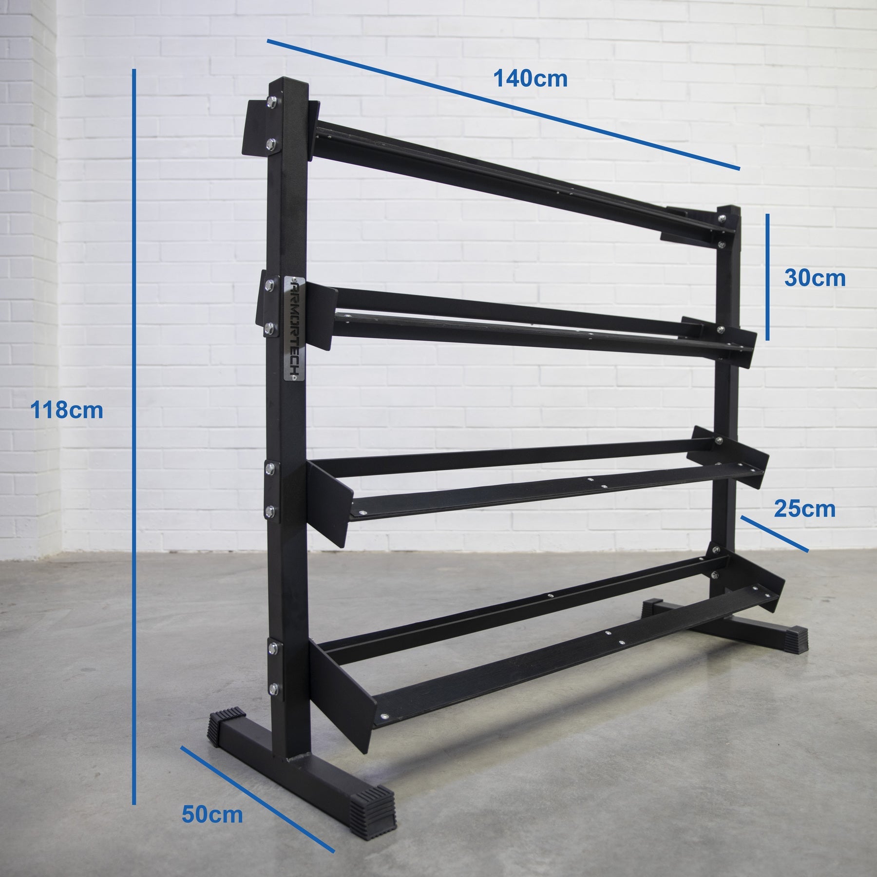 Armortec V2 4 tier Commercial Dumbbell Rack – Flex Fitness Equipment ...