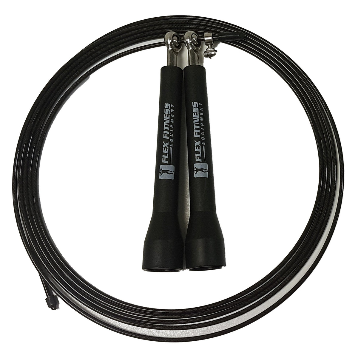 Speed Rope SR-1 Black Plastic Handles, Lightweight speed rope – Flex ...