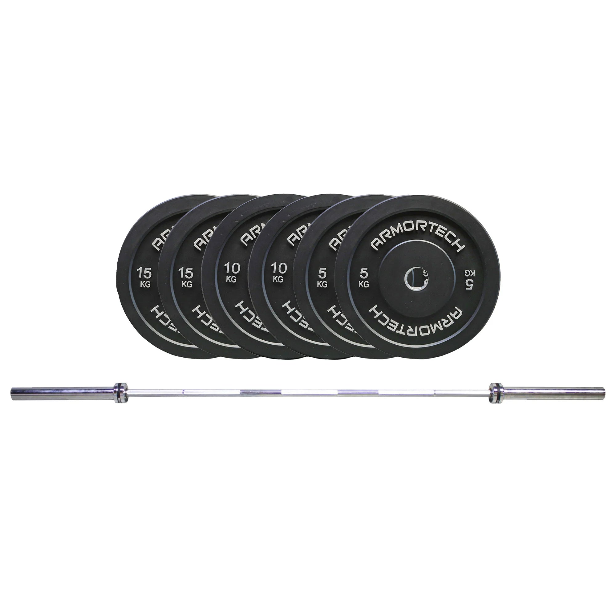 80KG Black Bumper & Barbell Package – Flex Fitness Equipment New Zealand