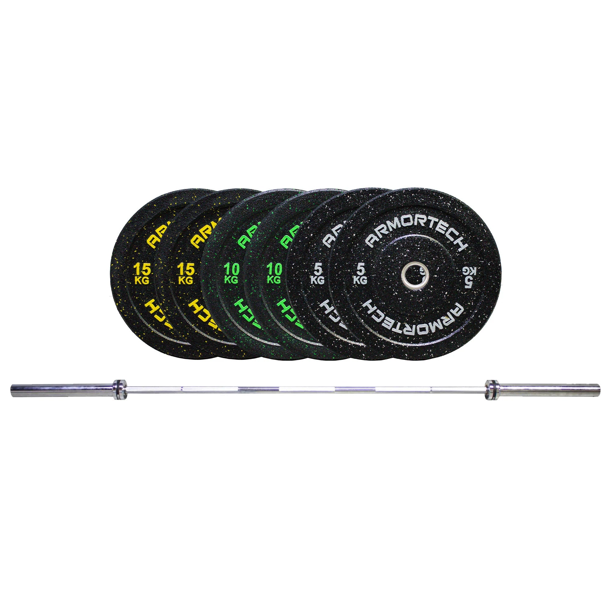 Armortech 80KG Crumb Bumper & Barbell Package – Flex Fitness Equipment ...