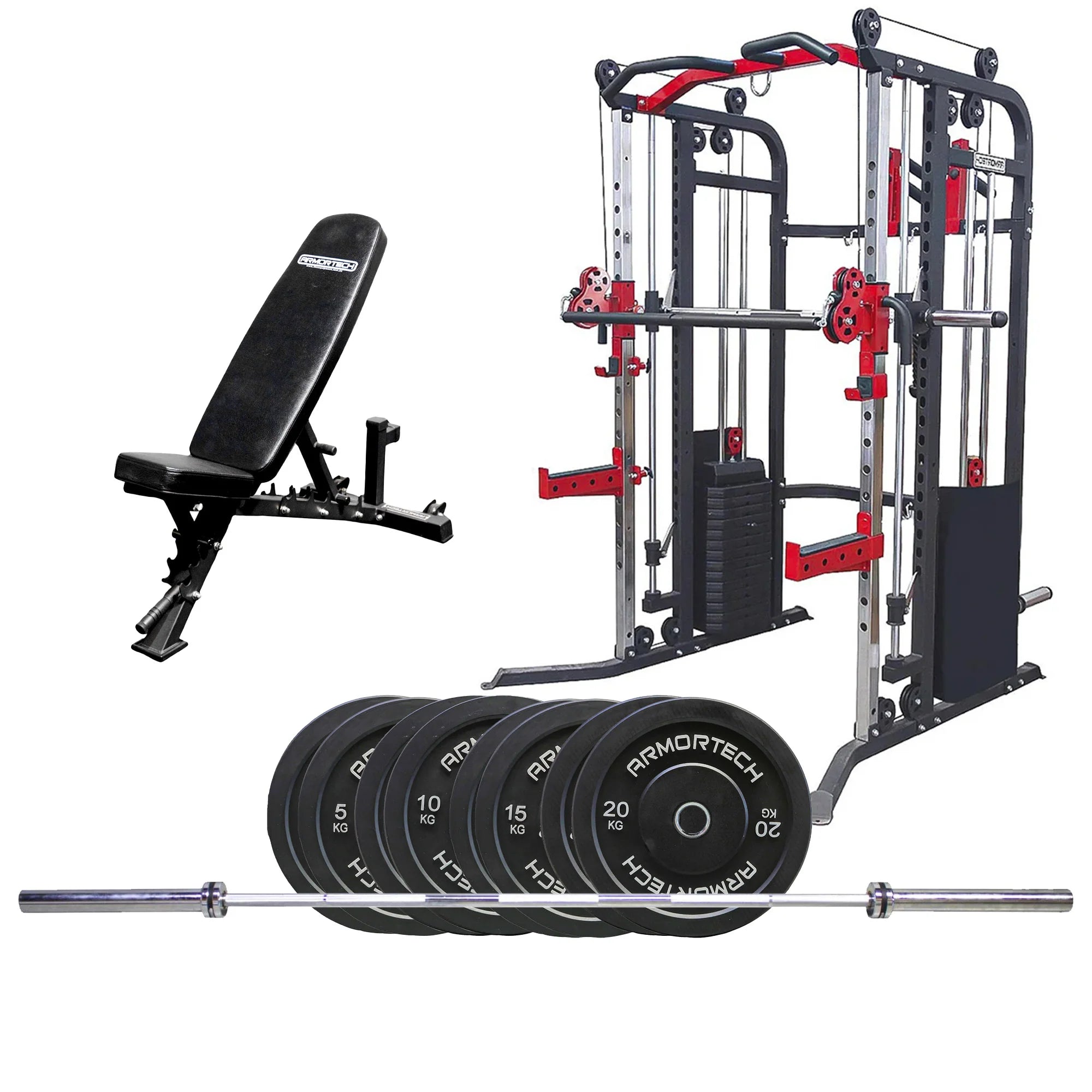 Armortech F40 Pro Home Gym Package 3 – Flex Fitness Equipment New Zealand