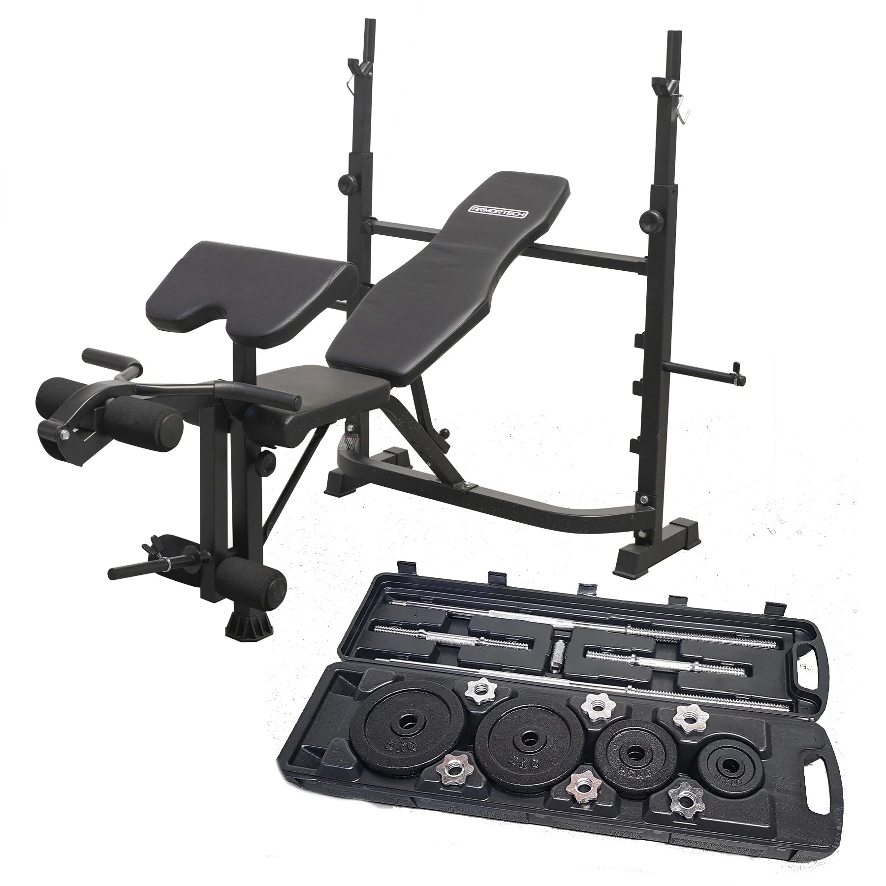 MID Bench Press & 50kg Weight Set Package – Flex Fitness Equipment New ...