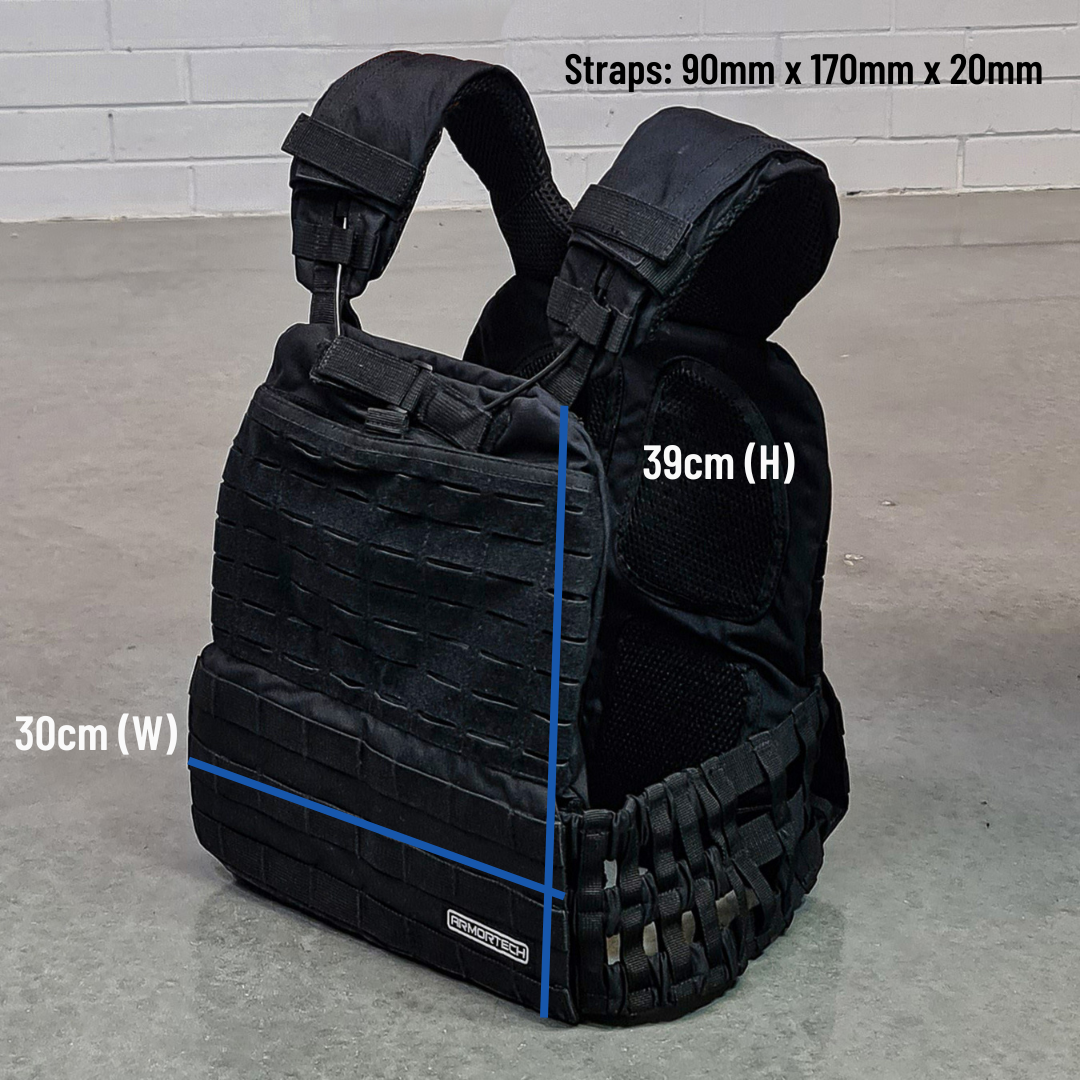 Armortech Tactical Weight Vest Only – Flex Fitness Equipment New Zealand