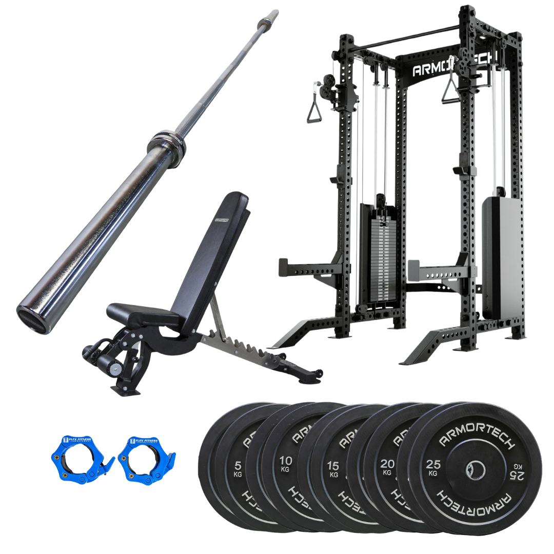 X Series Functional Trainer & Half Rack Package 5 – Flex Fitness ...