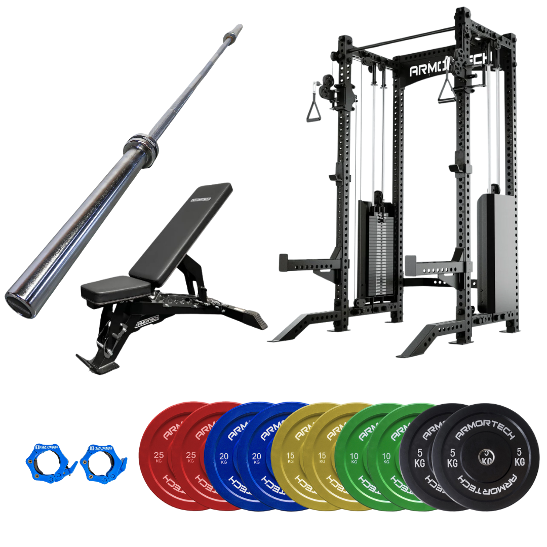 X Series Functional Trainer & Half Rack Package 14 – Flex Fitness ...