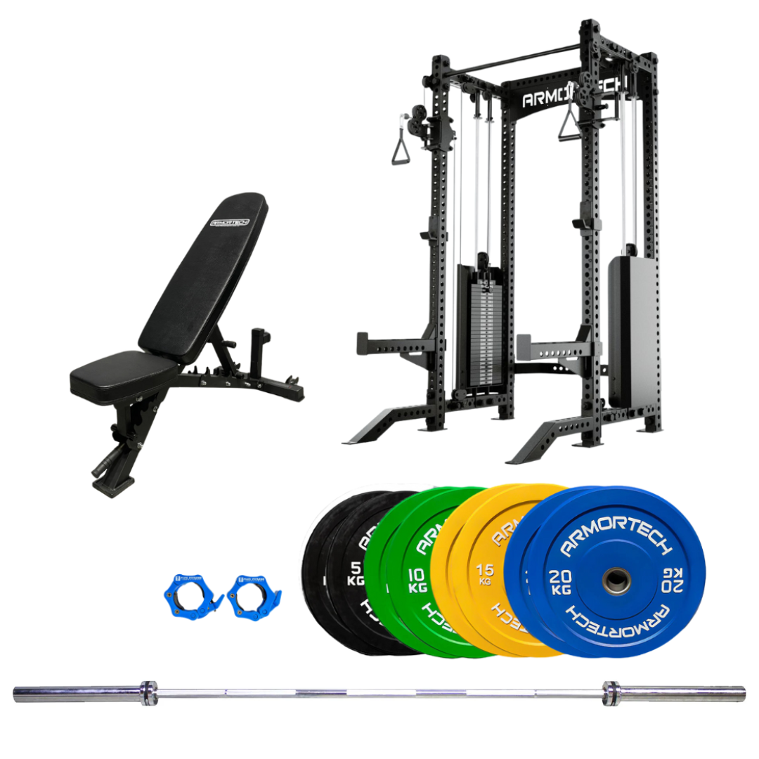 X Series Functional Trainer & Half Rack Package 10 – Flex Fitness ...
